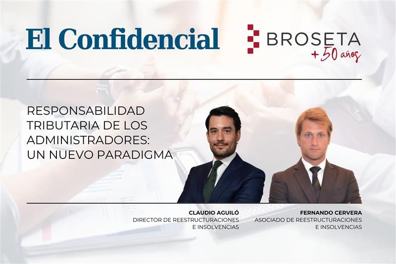 Responsabilidad tributaria de los administradores: un nuevo paradigma ...